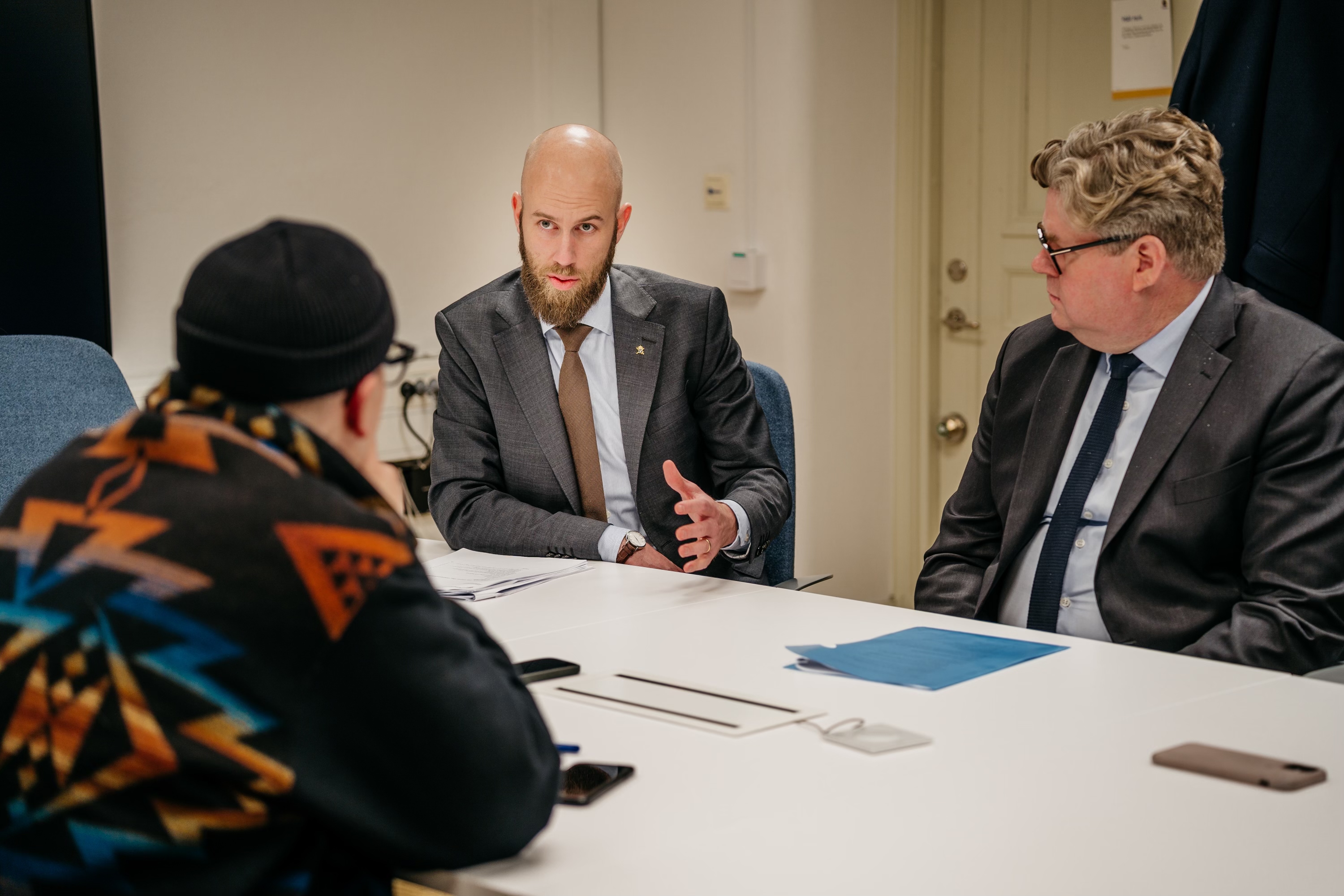 Arbetet mot sprängningar i fokus när Gunnar Strömmer och Carl-Oskar ...