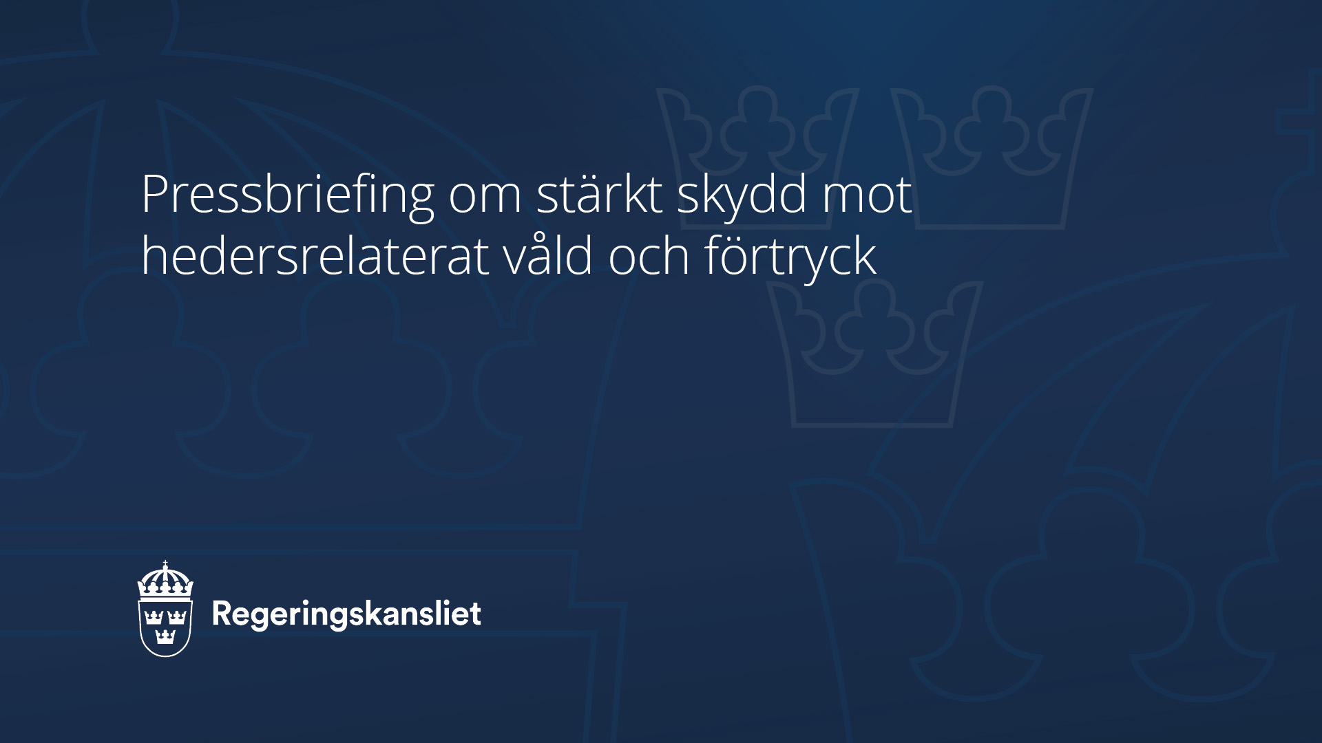 Regeringen föreslår kriminalisering av oskuldskontroller, oskuldsintyg och oskuldsingrepp ...